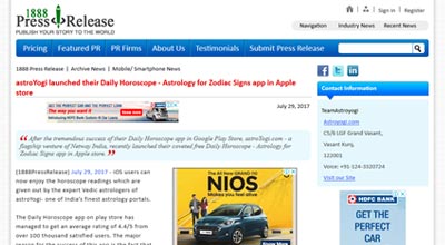 Astroyogi Media Coverage